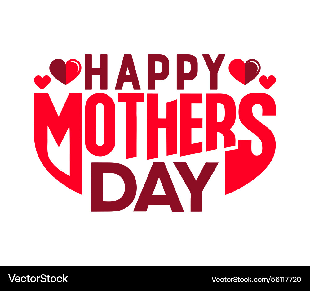 Happy Mothers Day Celebration Royalty Free Vector Image