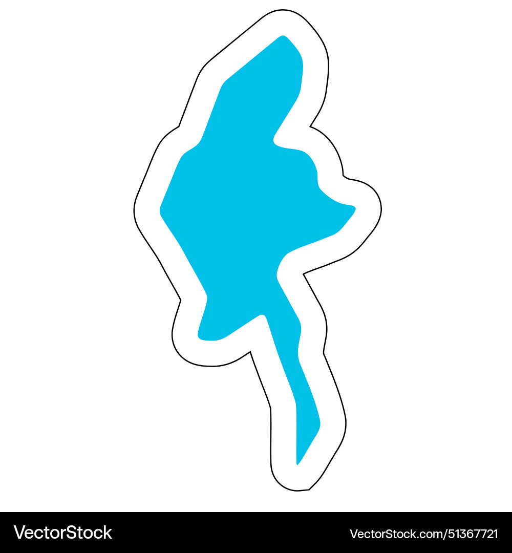 Myanmar country map sticker Royalty Free Vector Image