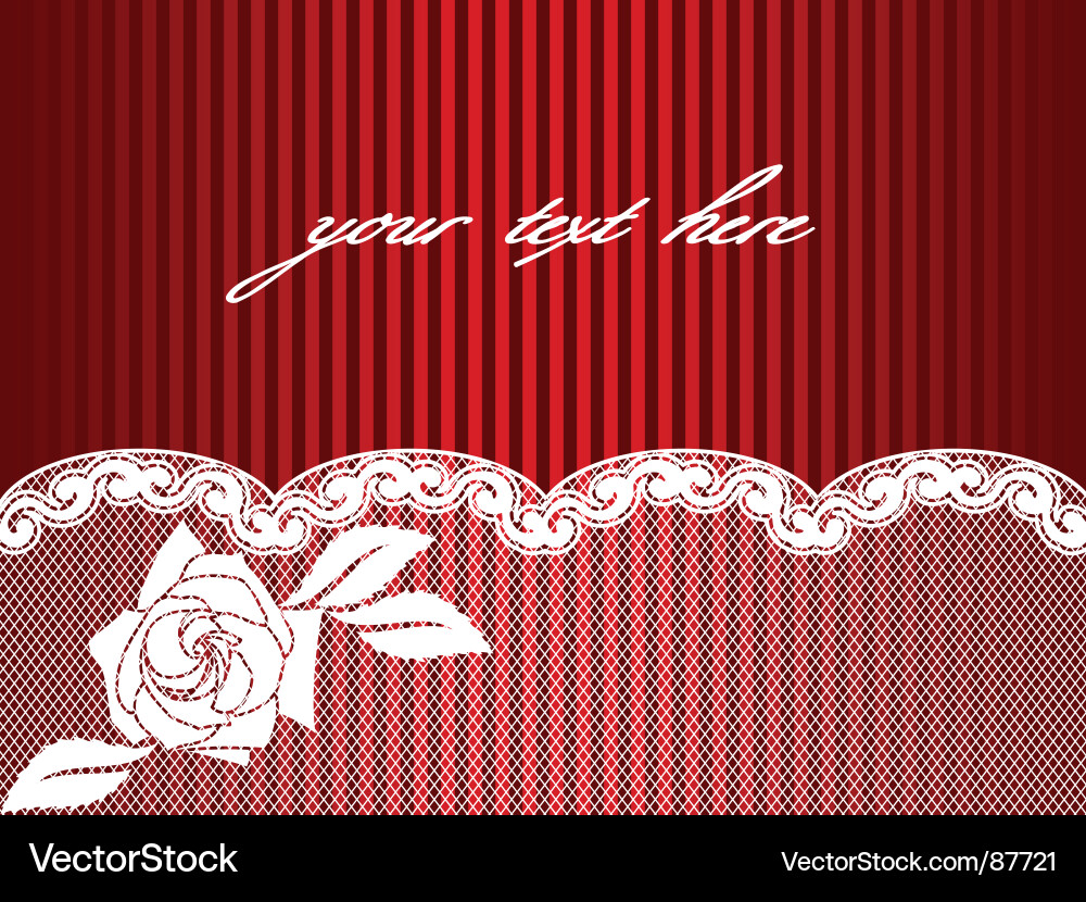 Romantic Lace Background Royalty Free Vector Image