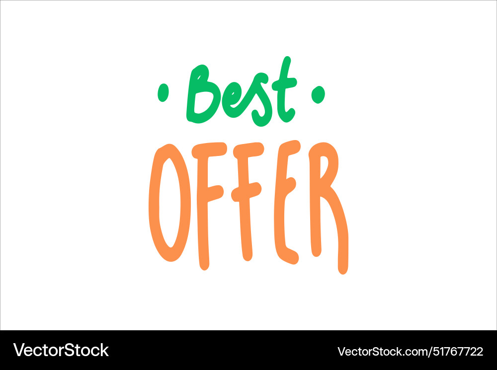 Best offer Royalty Free Vector Image - VectorStock