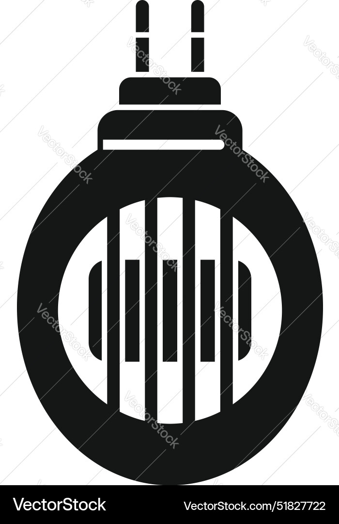 Electronic cigarette atomizer icon representing Vector Image