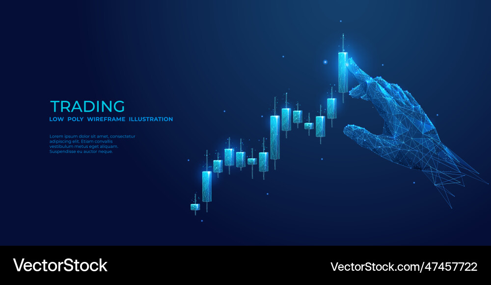 Stock Market Data Analysis Royalty Free Vector Image