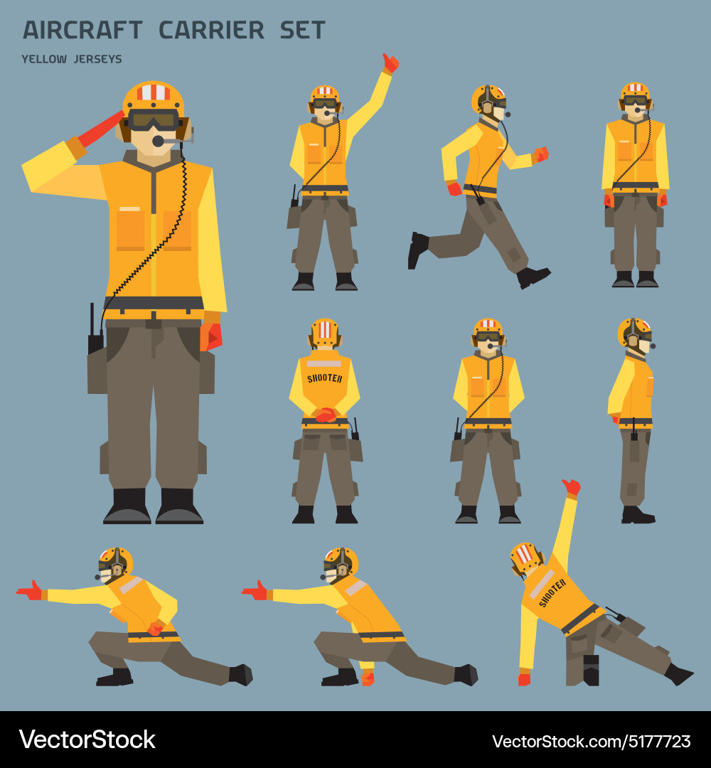 Aircraft Carrier Crew Vector Images (21)