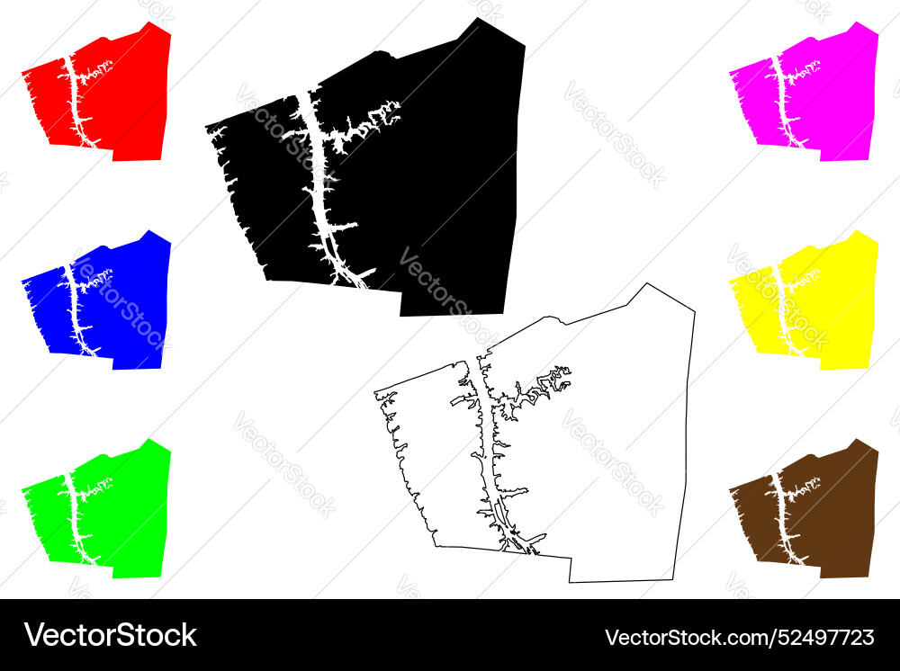 Trigg county kentucky us united states Royalty Free Vector