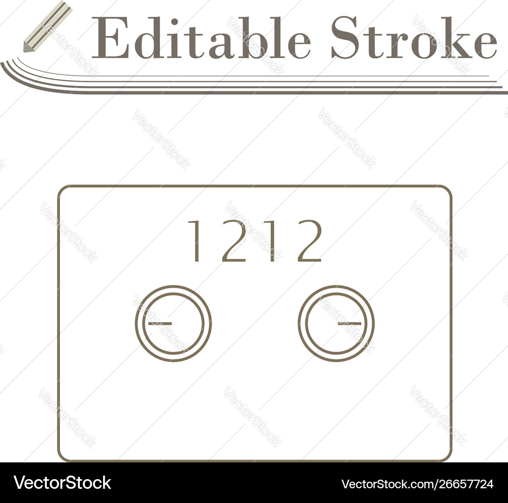 Safe cell icon Royalty Free Vector Image - VectorStock