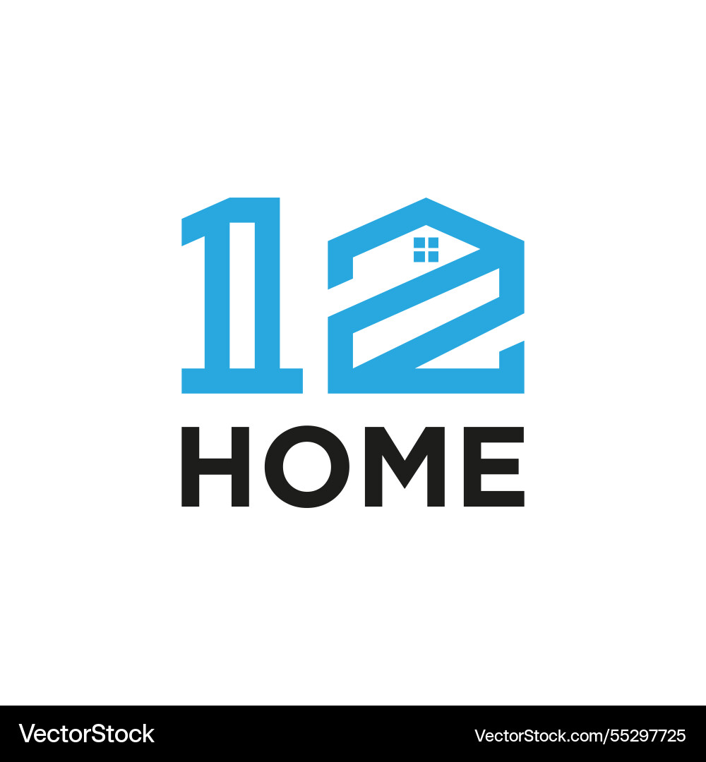 12 home Royalty Free Vector Image - VectorStock