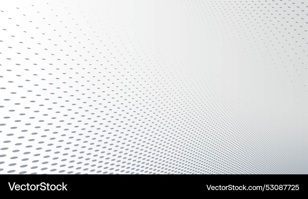 Dotted abstract background light grey dots Vector Image