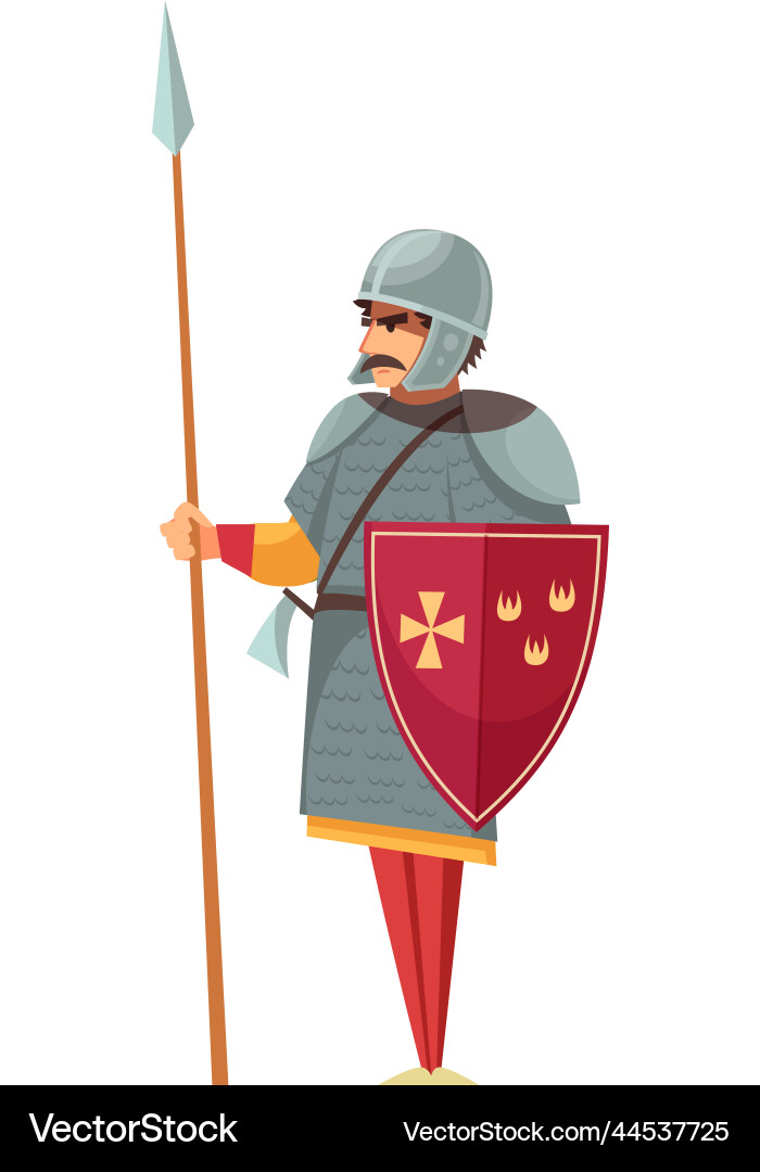 Knight cartoon Royalty Free Vector Image - VectorStock