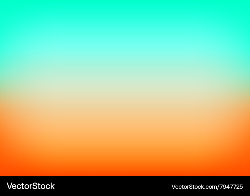Orange blue gradient background Royalty Free Vector Image
