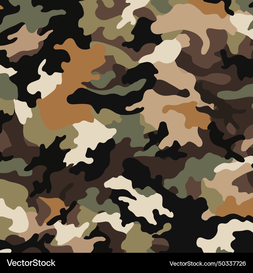 Abstract background with a camo style pattern Vector Image