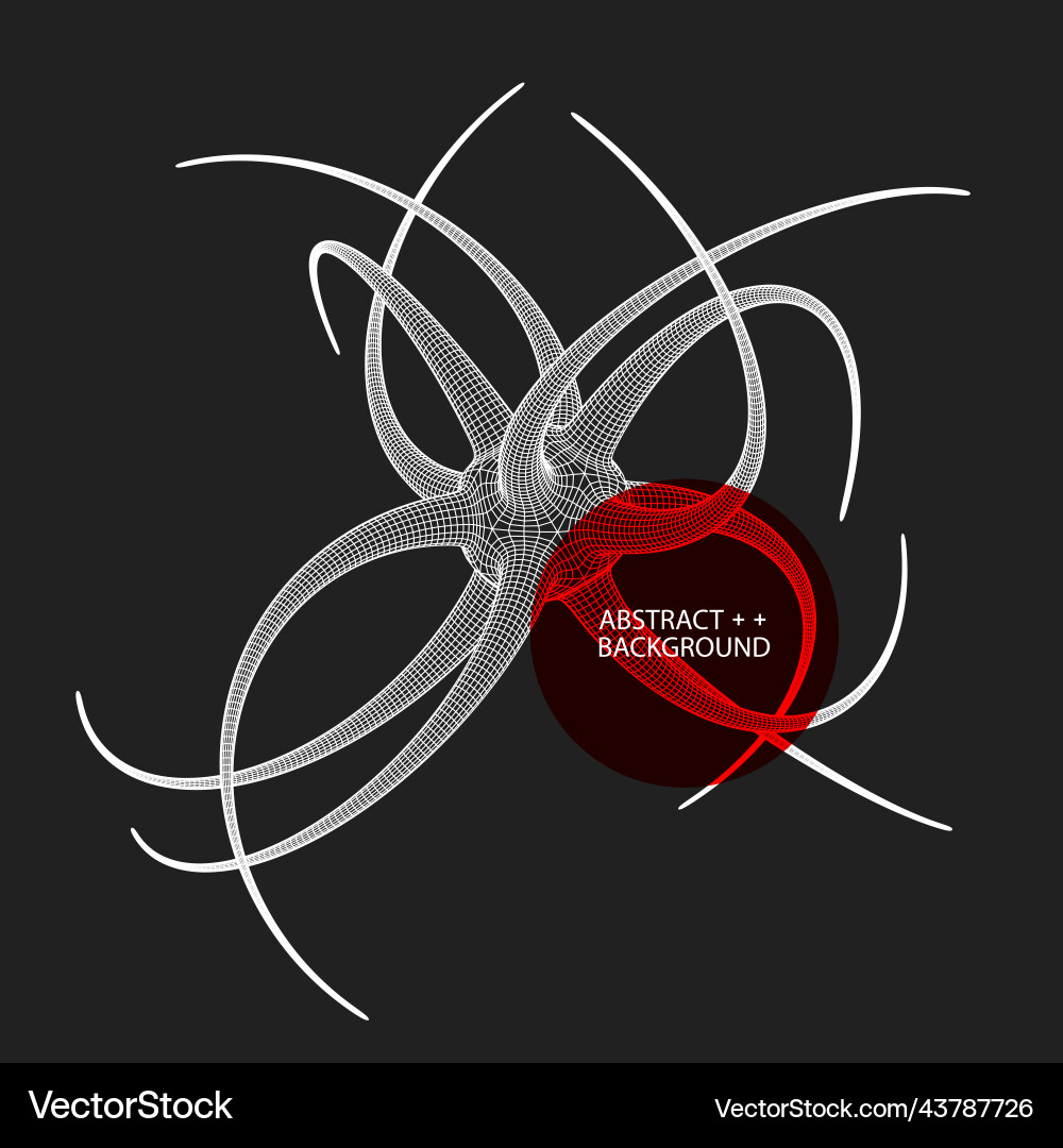 Microbiology virus science 3d microscopic Vector Image