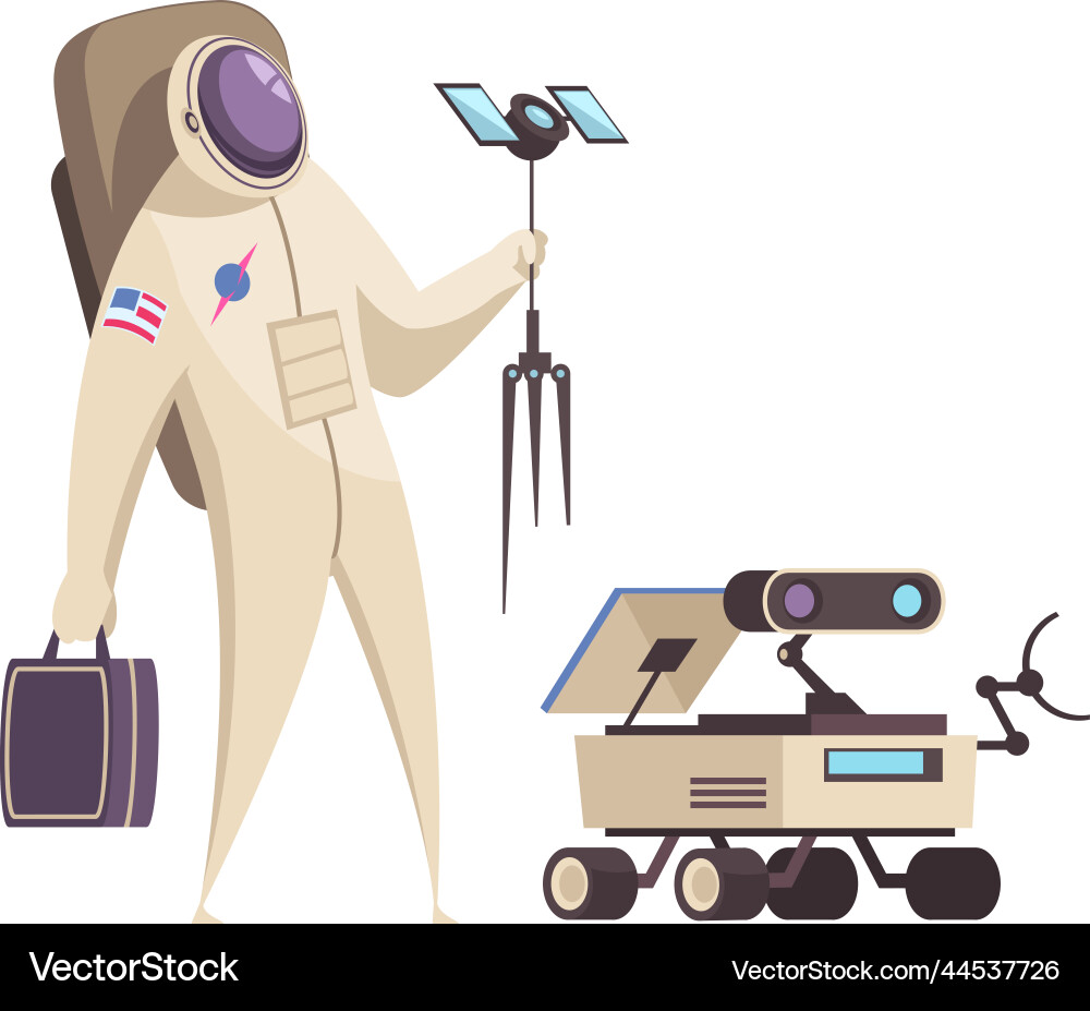 Space exploration Royalty Free Vector Image - VectorStock