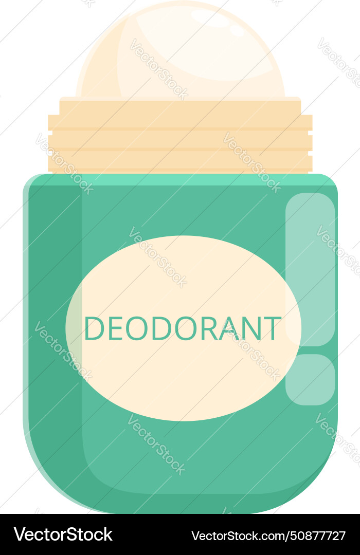 Aloe vera roll on deodorant icon cartoon Vector Image