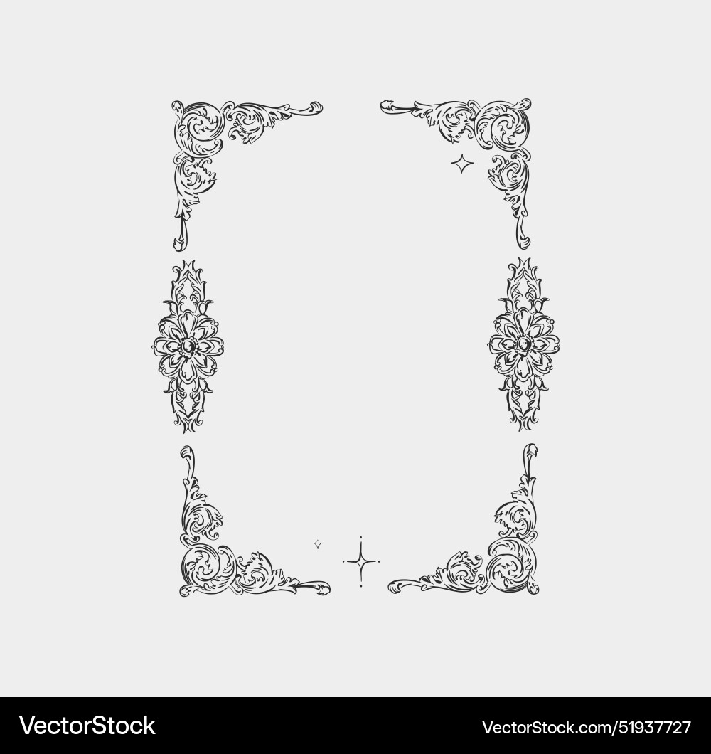 Hand drawn abstract outlinegraphicline Royalty Free Vector
