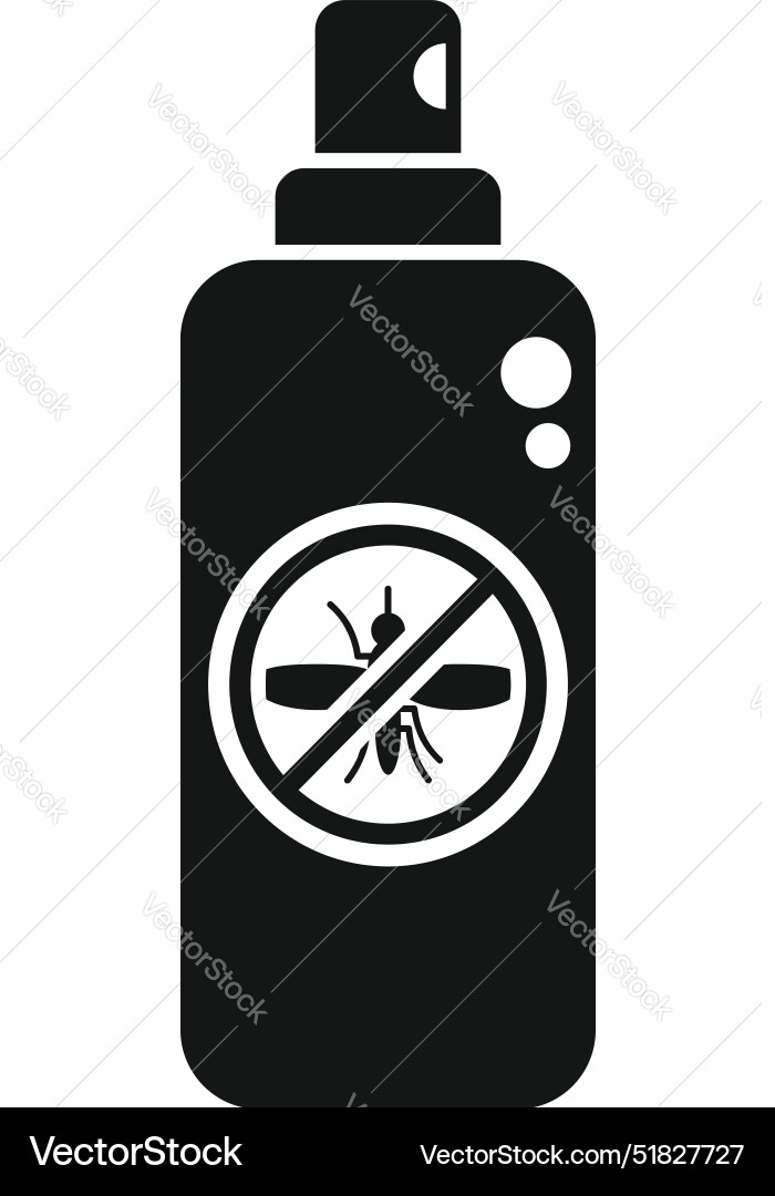 Mosquito repellent spray bottle preventing malaria