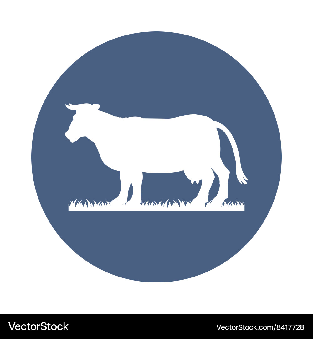 Cow icon Royalty Free Vector Image - VectorStock
