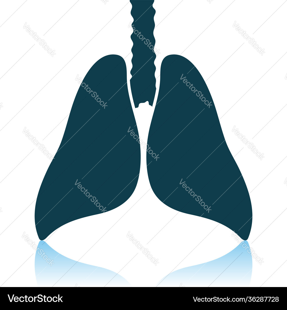 Human lungs icon Royalty Free Vector Image - VectorStock
