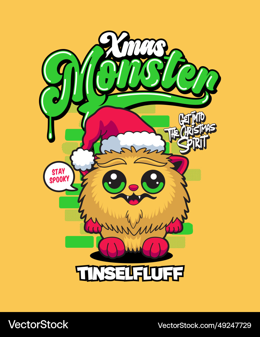 Tinselfluff Royalty Free Vector Image - VectorStock