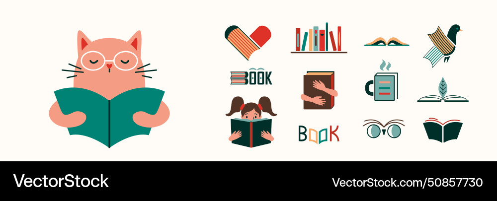 Book design abstract color Royalty Free Vector Image