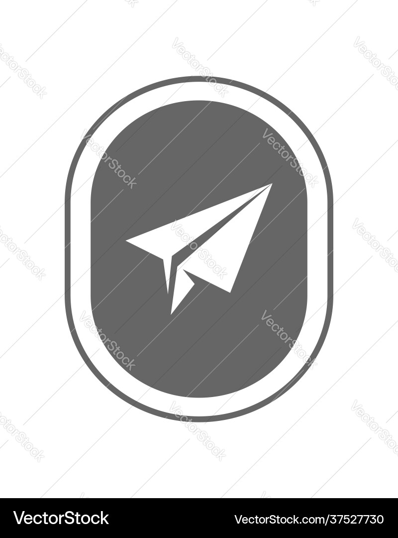 Paper plane Royalty Free Vector Image - VectorStock