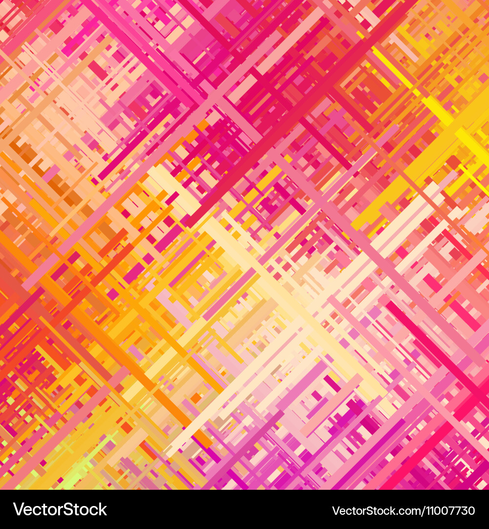 Pink & Yellow Glitch Background Royalty Free Vector