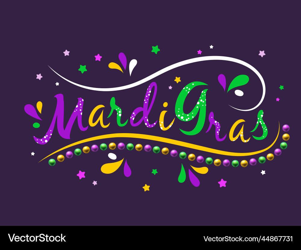 Mardi Gras Word Clip Art Mardi Gras Clipart Black Line Included By