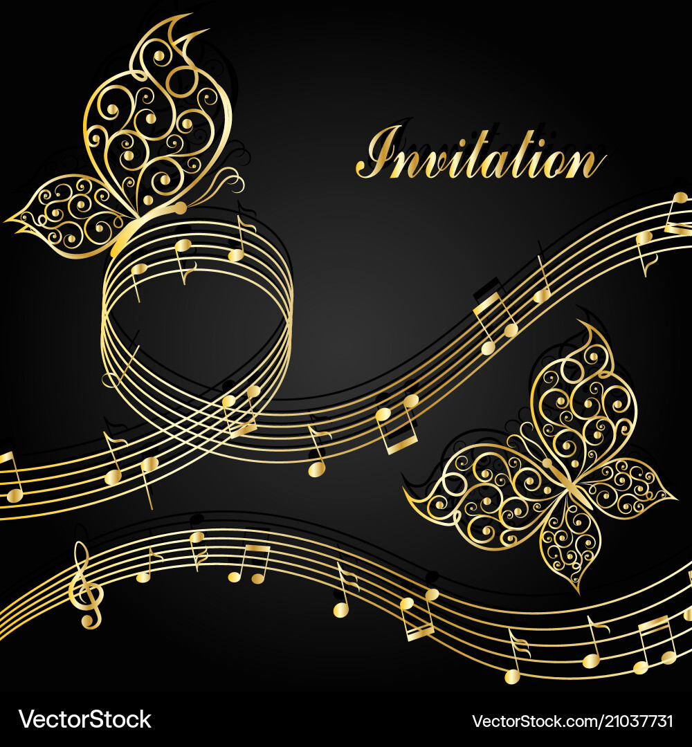 Musical design elements Royalty Free Vector Image