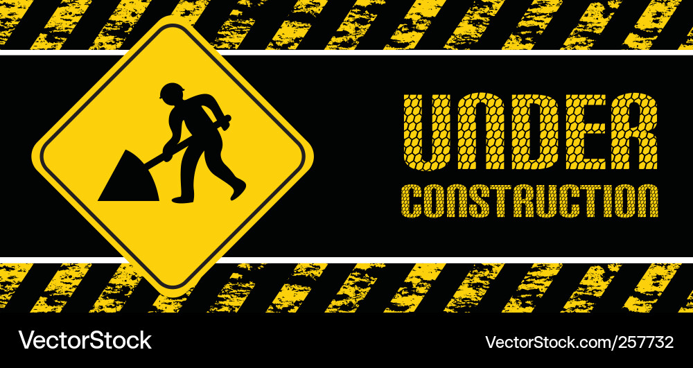 Construction Site Background Royalty Free Vector Image