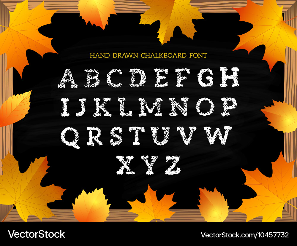 Font4 Royalty Free Vector Image - VectorStock