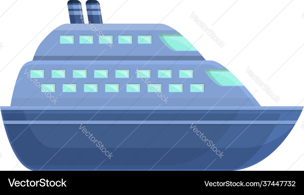 Island ferry icon cartoon style Royalty Free Vector Image