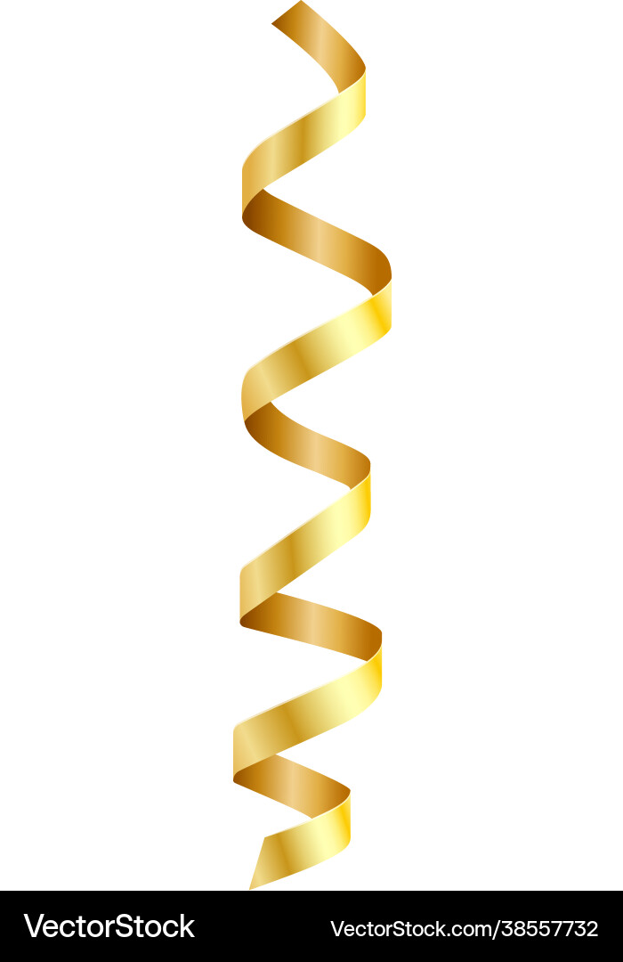 Realistic streamer Royalty Free Vector Image - VectorStock