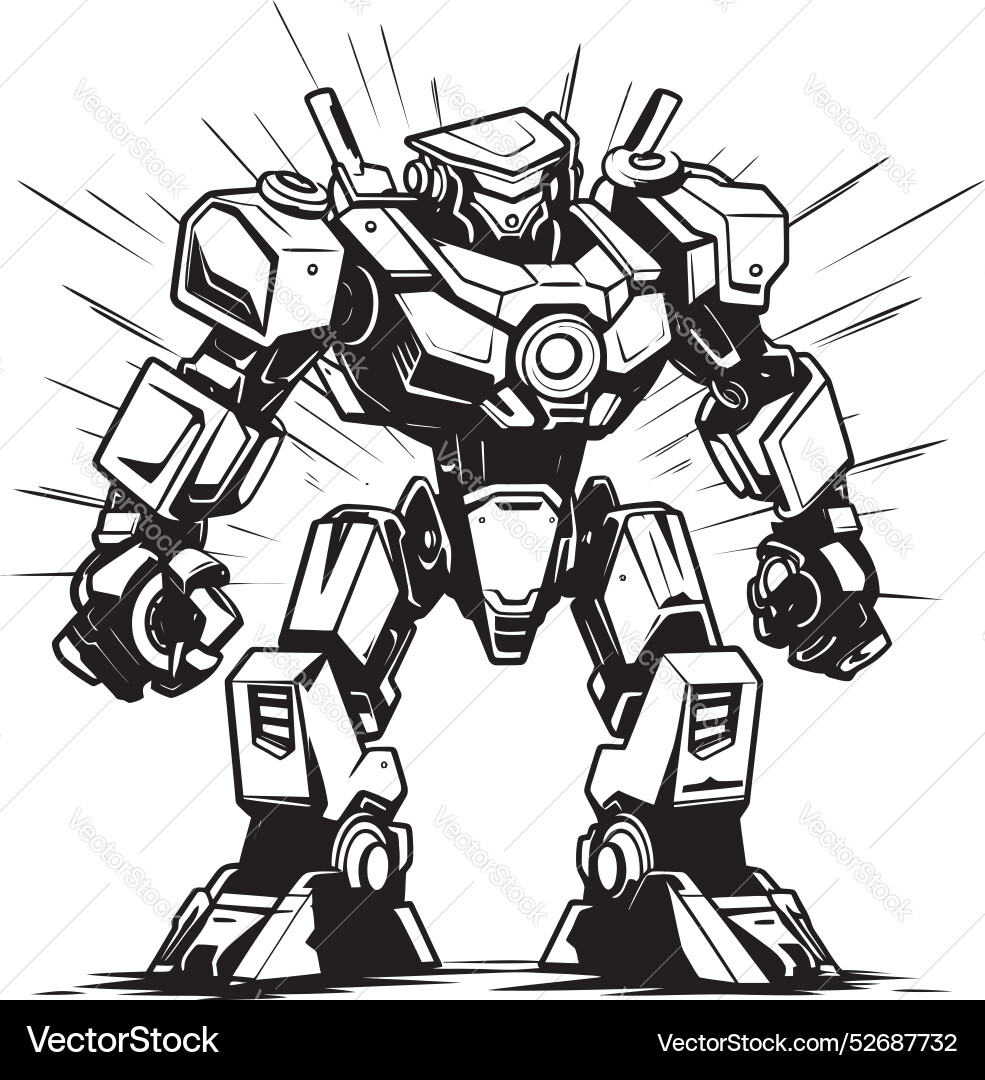 Tech arsenal transforming weapon with black Vector Image