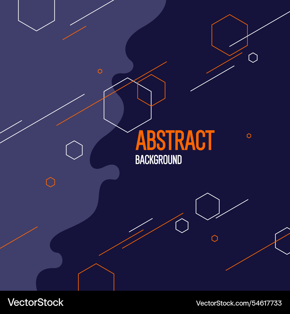 Background with abstract shapes a template for Vector Image