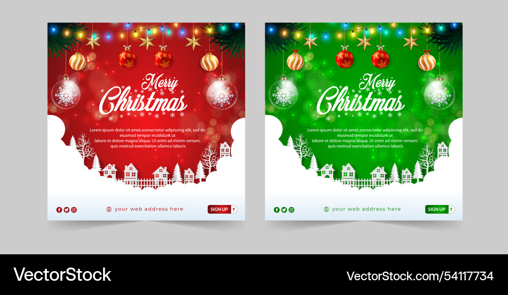Celebrate christmas with joyful festivities Vector Image