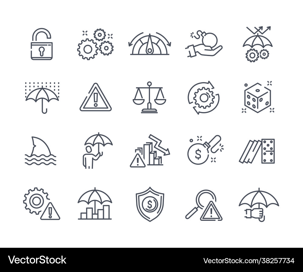 Risk management concept Royalty Free Vector Image