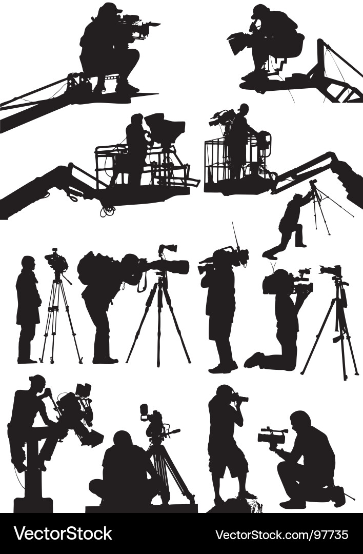 Cameraman Vector Images (over 7,700)