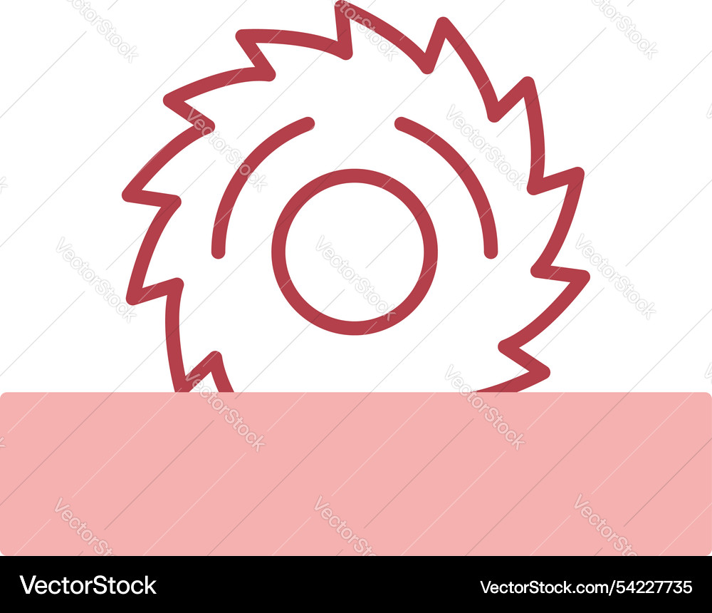 Circular saw Royalty Free Vector Image - VectorStock