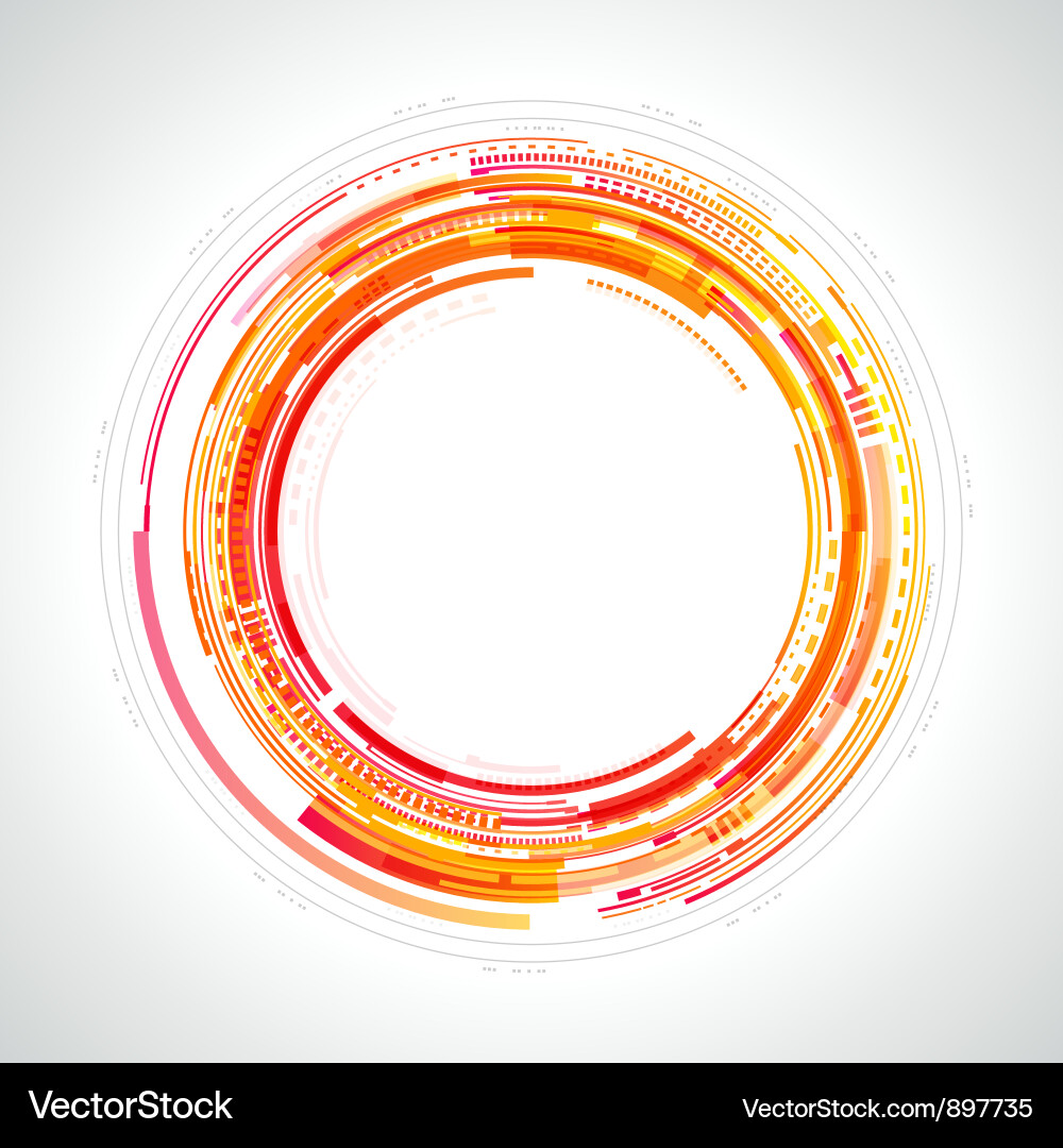 Modern Technology Circles Royalty Free Vector Image