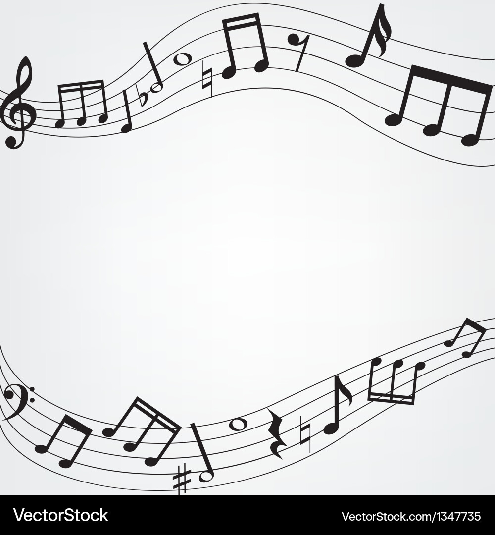 Music notes Royalty Free Vector Image - VectorStock