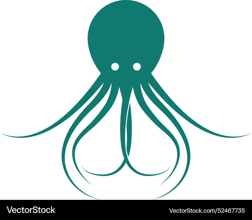 Octopus logo Royalty Free Vector Image - VectorStock