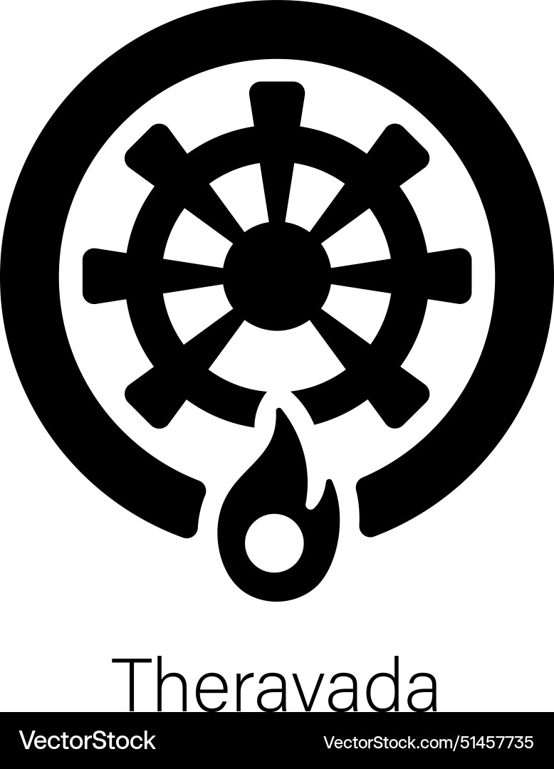 Theravada Royalty Free Vector Image - VectorStock