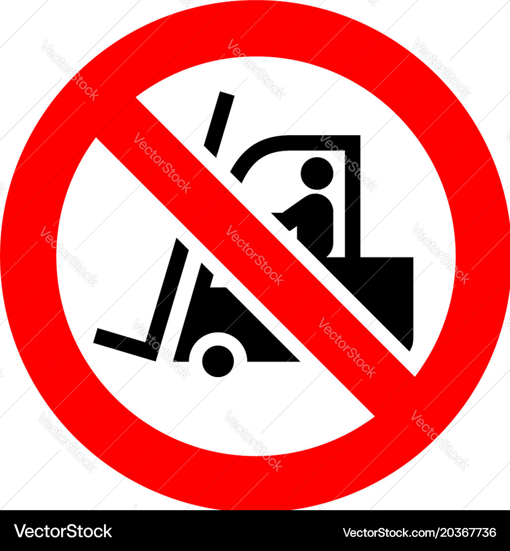 Prohibition red sign Royalty Free Vector Image