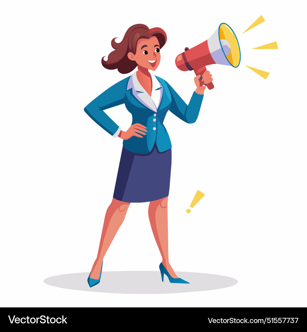 Attention announcement important message Vector Image