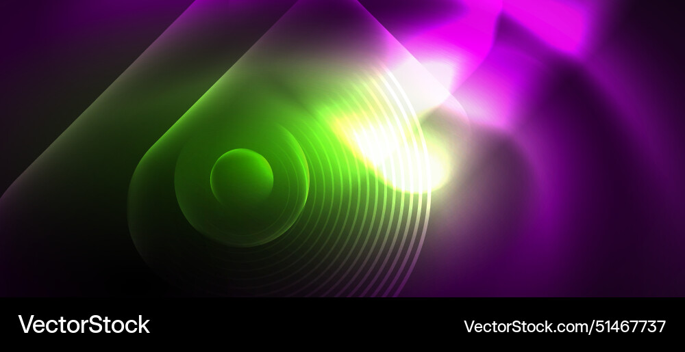 Shiny color neon glowing design Royalty Free Vector Image