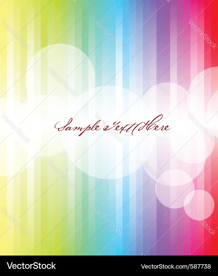 Abstract rainbow background Royalty Free Vector Image