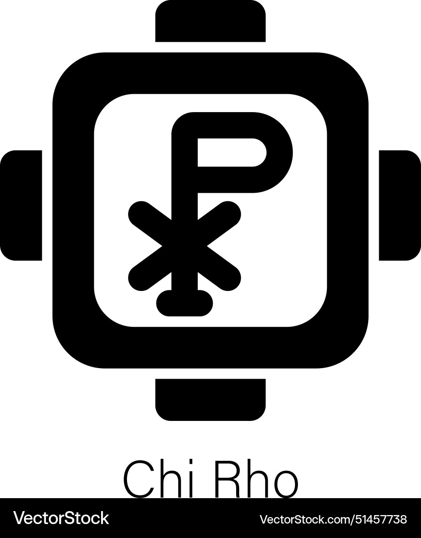 Chi rho Royalty Free Vector Image - VectorStock