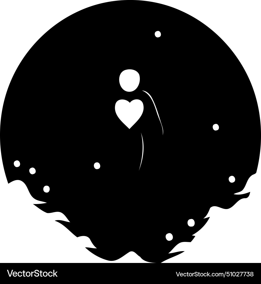 Swimming man icon logo Royalty Free Vector Image