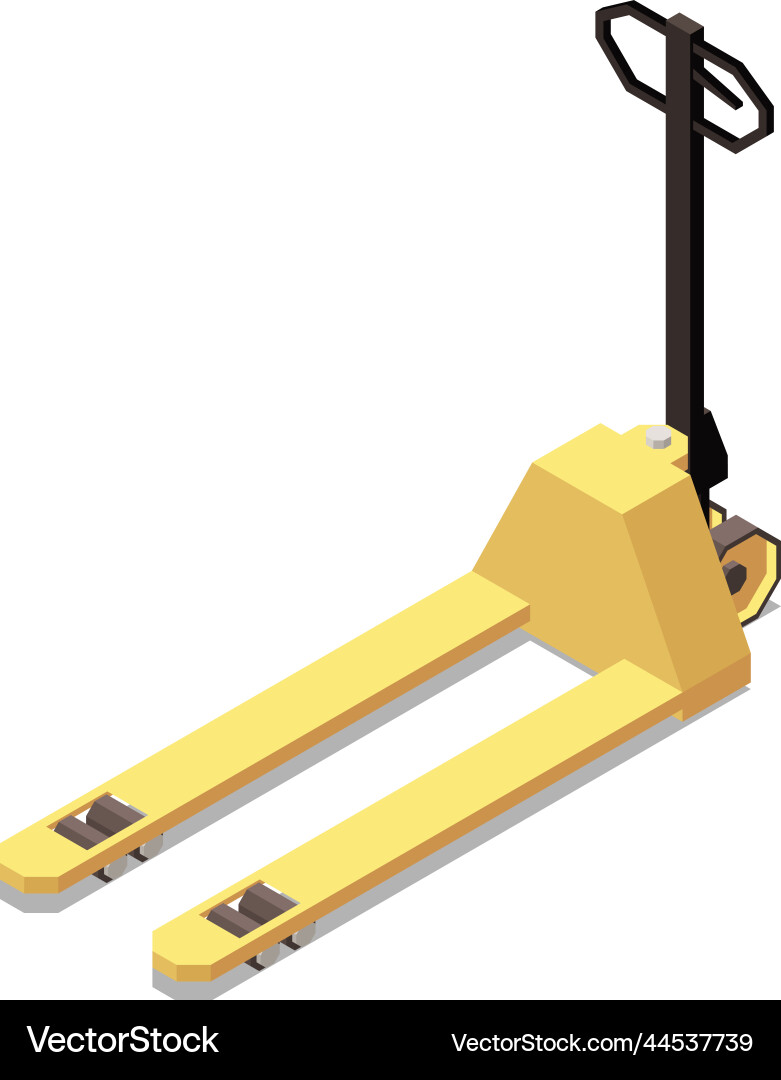 Hand pallet truck icon Royalty Free Vector Image