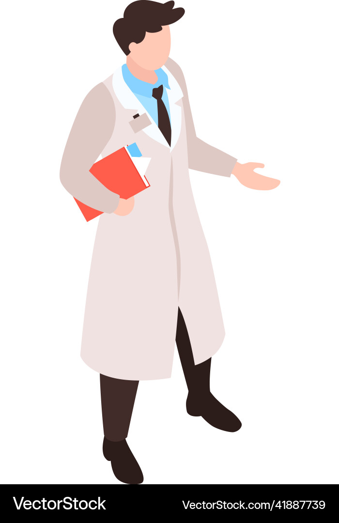 Human cloning scientist composition Royalty Free Vector
