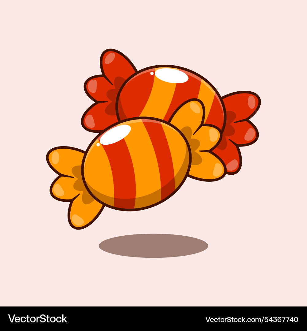 Candy cartoon Royalty Free Vector Image - VectorStock
